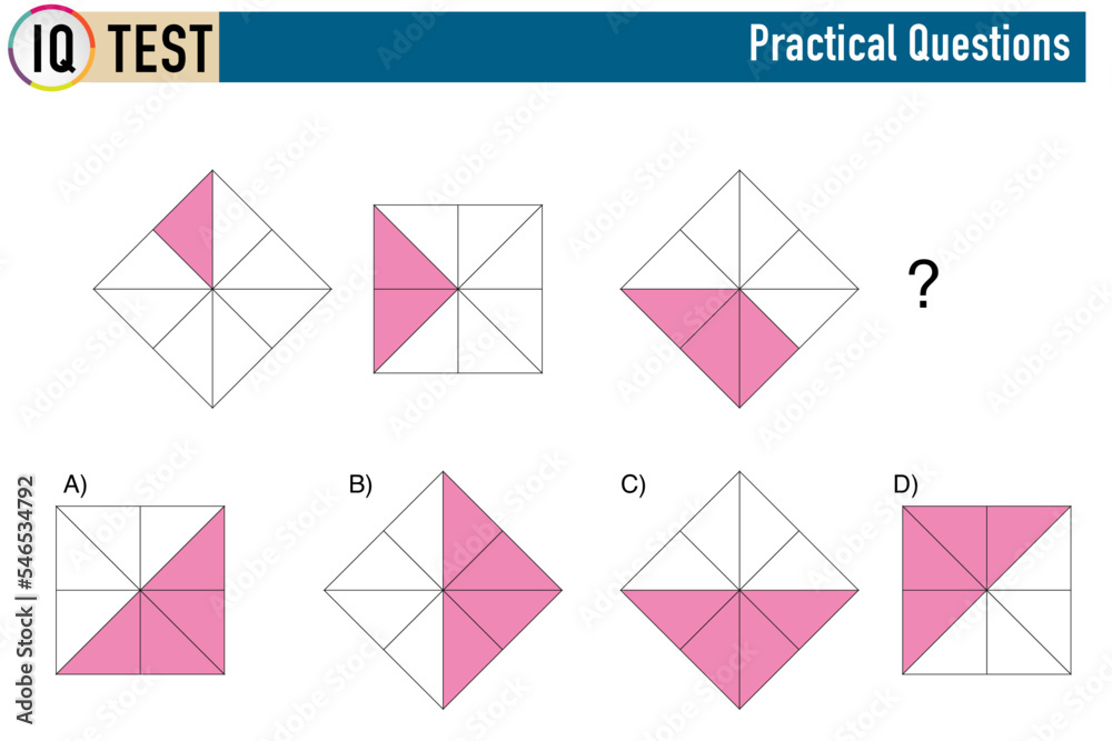 Visual intelligence questions IQ TEST, visual intelligence questions ...