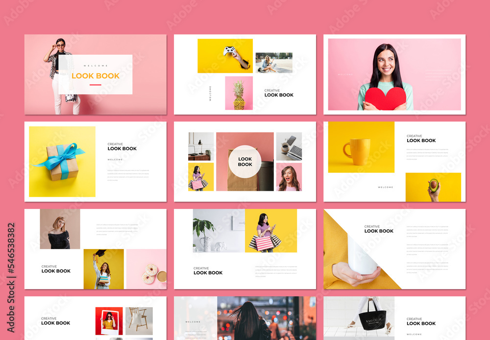 LookBook Presentation Layout Stock Template | Adobe Stock