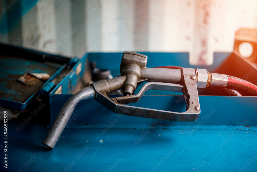 Fuel bowser or bunded diesel tank for storing fuel for construction ...