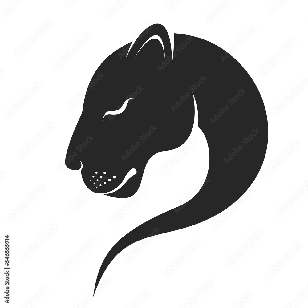 Vector of female lion head isolated on transparent background. Wild ...