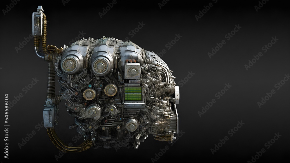 A prototype of the first Artificial Humanoid android brain. Advanced ...