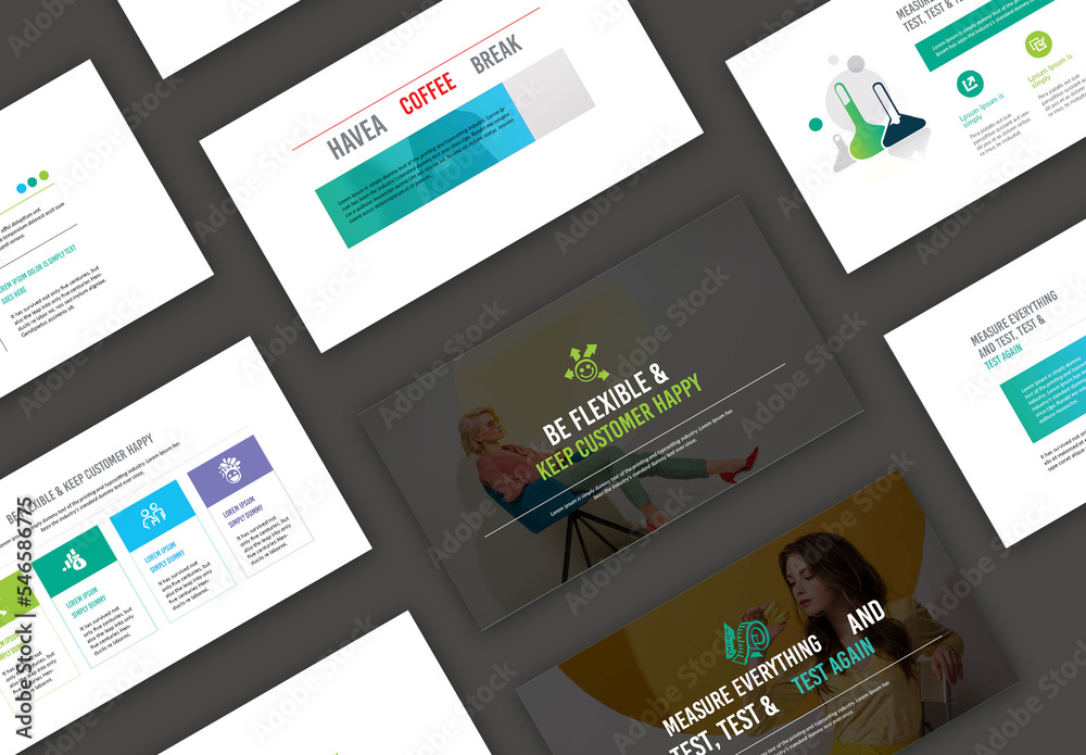 Simple Presentation Layout สต็อกเทมเพลต | Adobe Stock