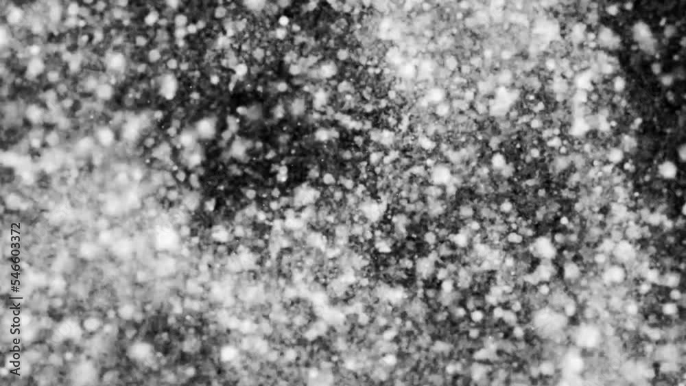 white particles moving background. fast energy flying wave line with ...