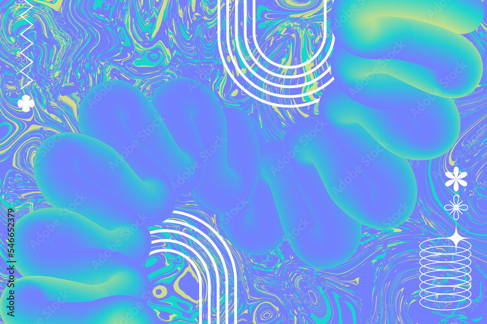 Neon Turquoise Wallpaper