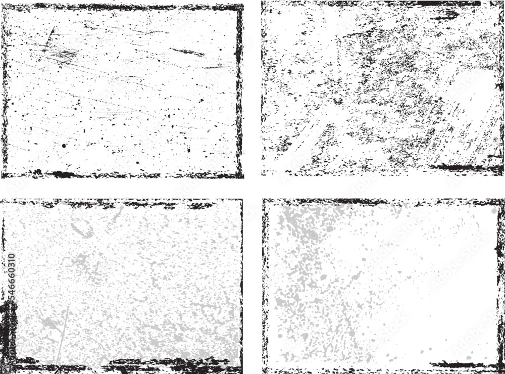 Glitch border frame. Grunge layer . Noise scratched texture . Trendy ...