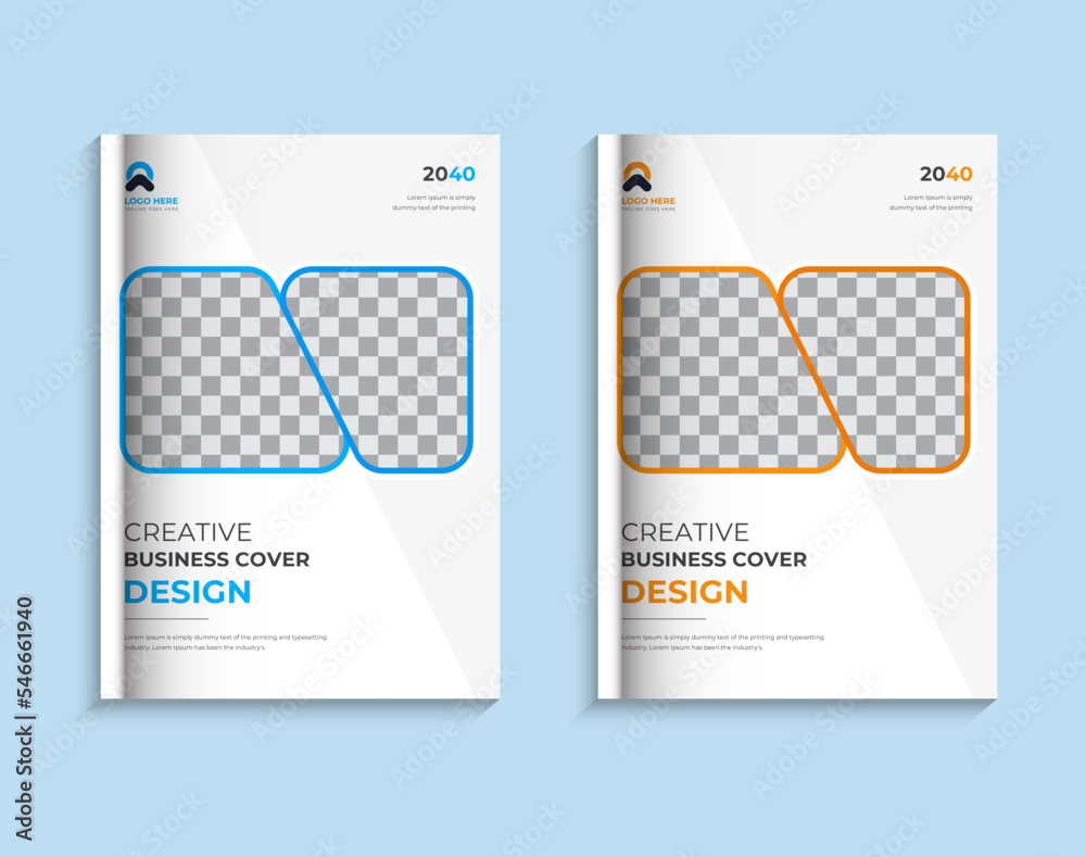 Minimal corporate business cover design template premium vector, cover ...