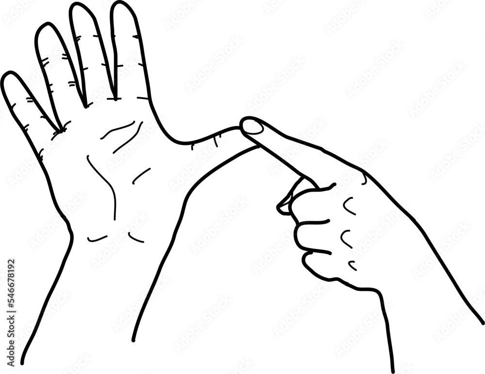 british signs language letter a-bsl Stock Vector | Adobe Stock