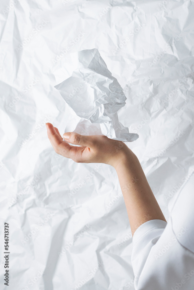 Paper on paper Stock Photo | Adobe Stock