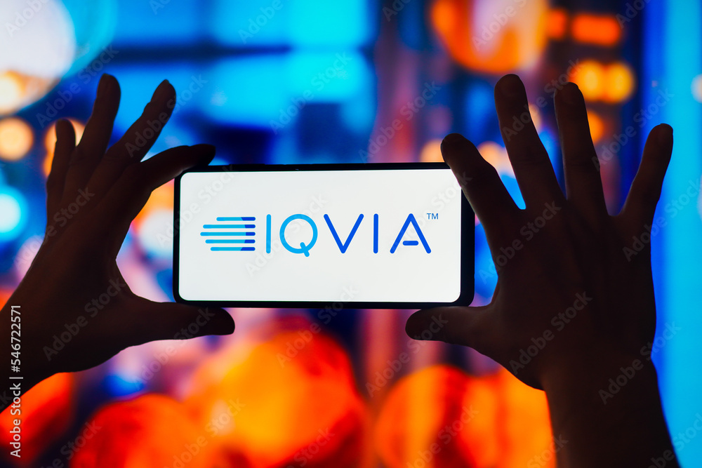 November 16, 2022, Brazil. In this photo illustration, the IQVIA logo ...