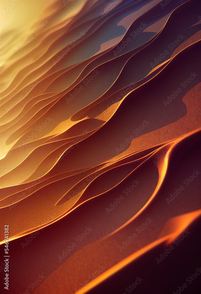 Hand drawn dynamic textured waves pattern. Collage contemporary print ...