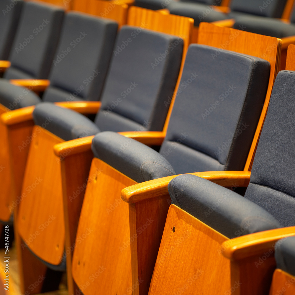 Theatre chairs Stock Photo | Adobe Stock