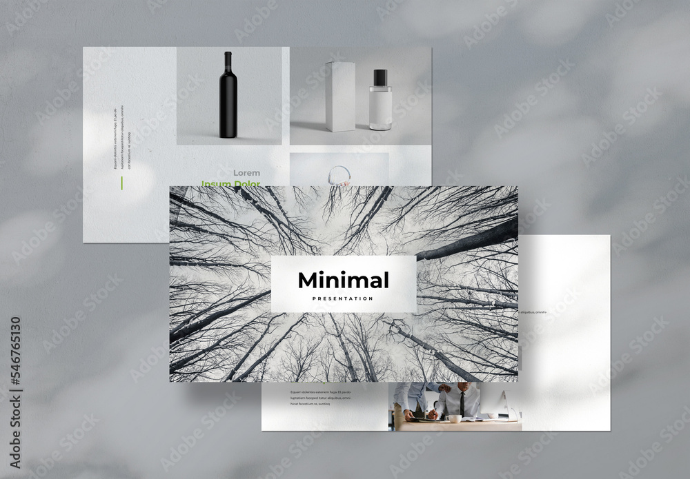Minimal Presentation Template Stock Template | Adobe Stock
