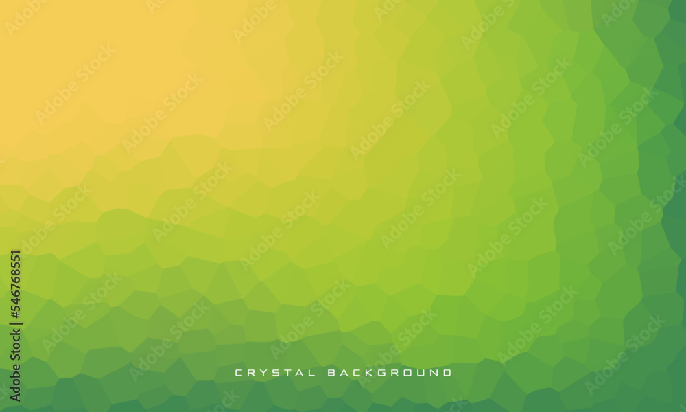 Gradient crystal background with green domination. Eps10 Vector Design ...