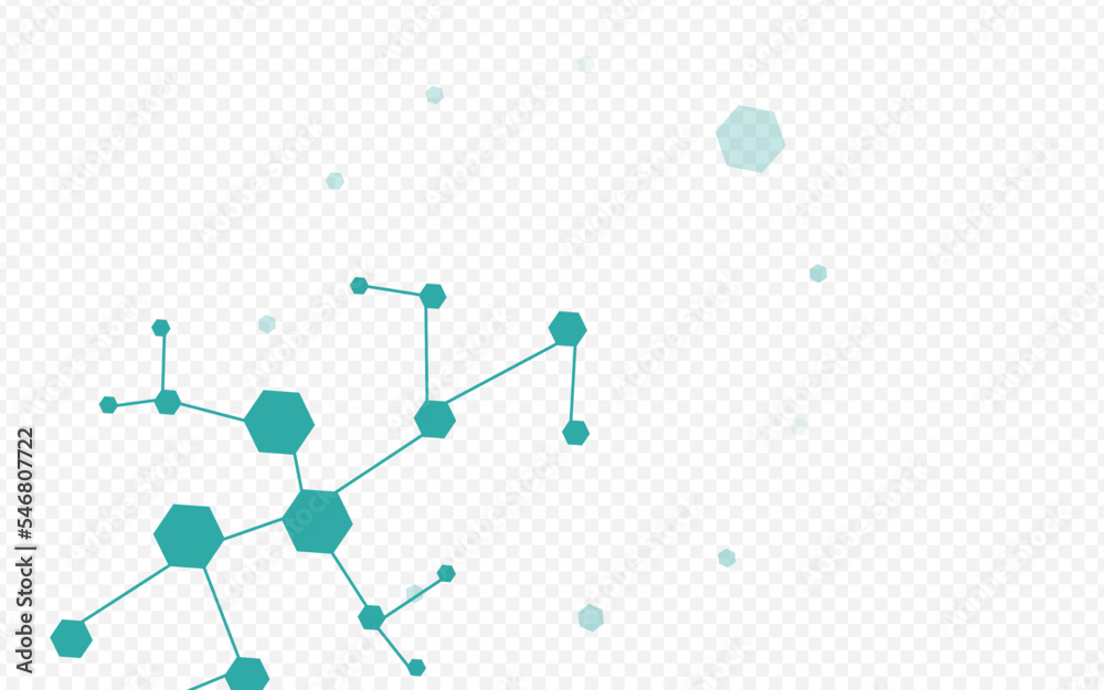 Geometric Atom Vector Transparent Background. Stock Vector | Adobe Stock