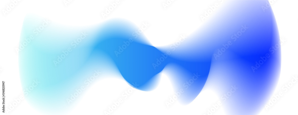 Blurry Gradient Shape Illustration Stock Illustration | Adobe Stock