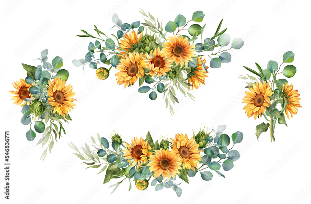 Yellow Wedding Flower Clipart