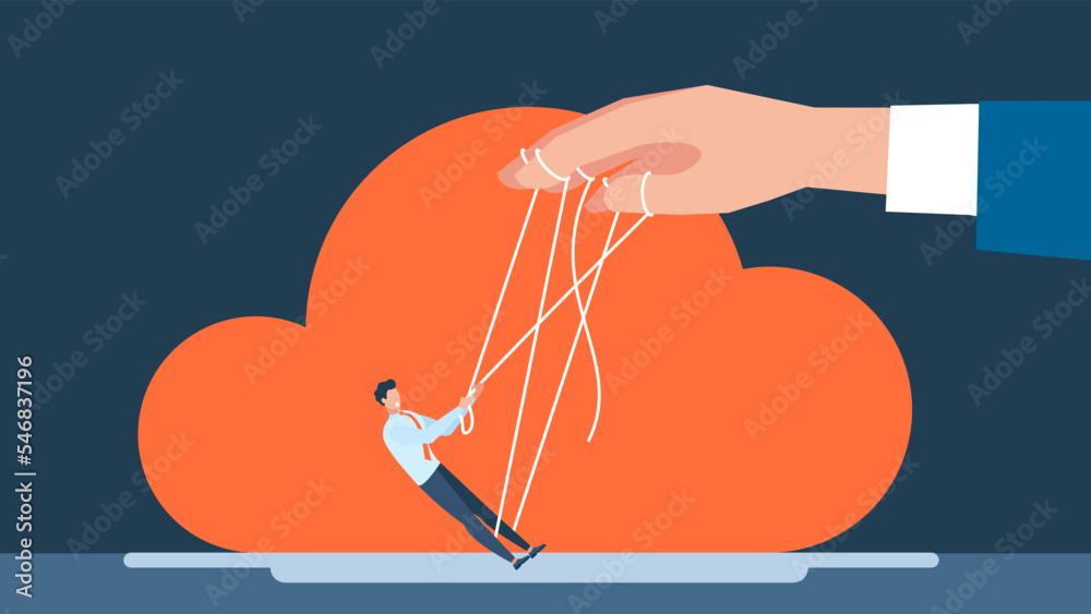 The desire for freedom. Person releasing, free from manipulation. Human ...