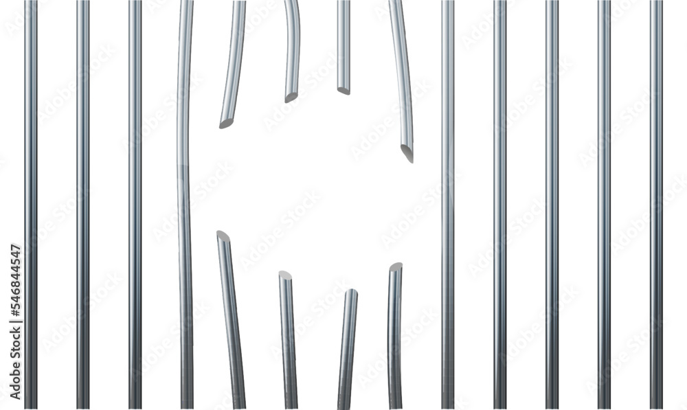 prison metal bars . Iron jail cage. Prison fence jail. Template design ...