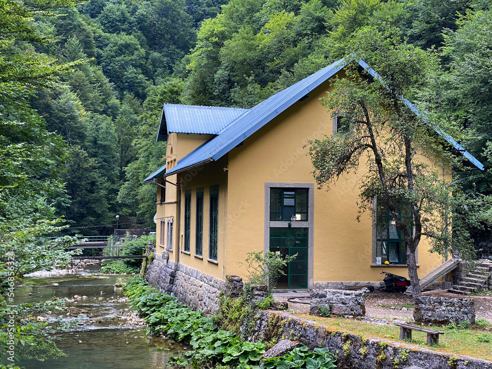 A small hydroelectric power station “Munjara” in the significant ...