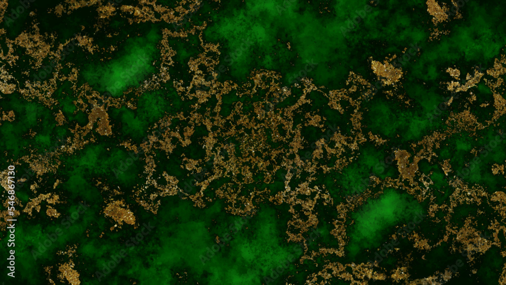 Luxury green, emerald marble pattern. Green Marble with gold glitter ...