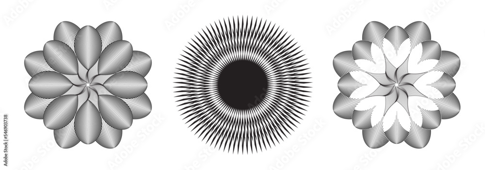 simple flower mandala geometric art, sacred geometry, line drawing ...