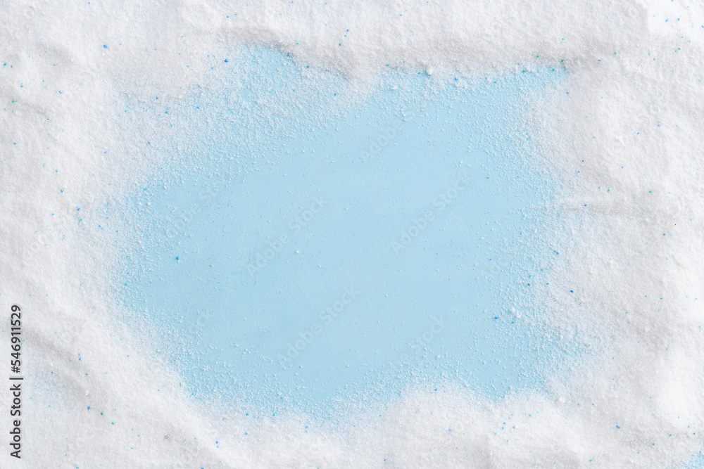 Laundry detergents powder background. Laundry day mockup Stock Photo ...