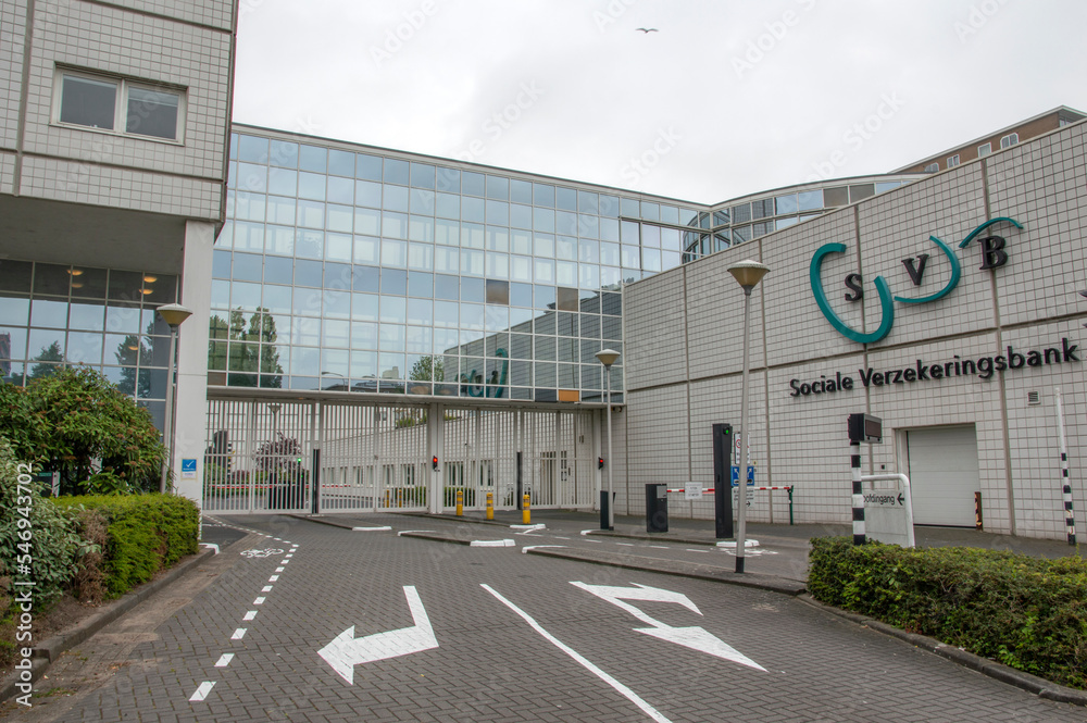 The SVB Building Is Closed At Amstelveen The Netherlands 2019 Stock ...