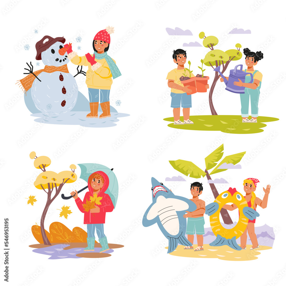 Seasons Clothes Clipart