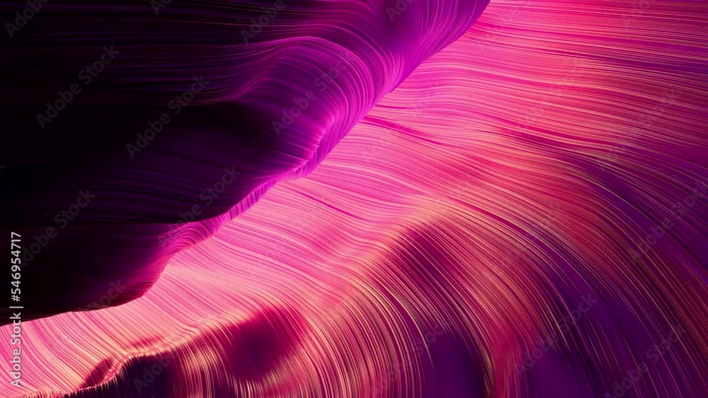 Creative 4k Motion design of 3d background with Neon Colors and Liquid ...