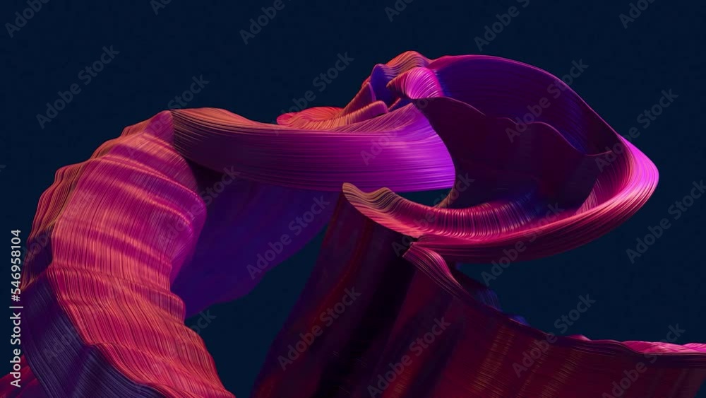 Creative 4k Motion design of 3d background with Neon Colors and Liquid ...