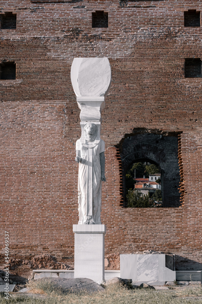 The Red Basilica, also called variously the Red Hall, Goddess Statue ...
