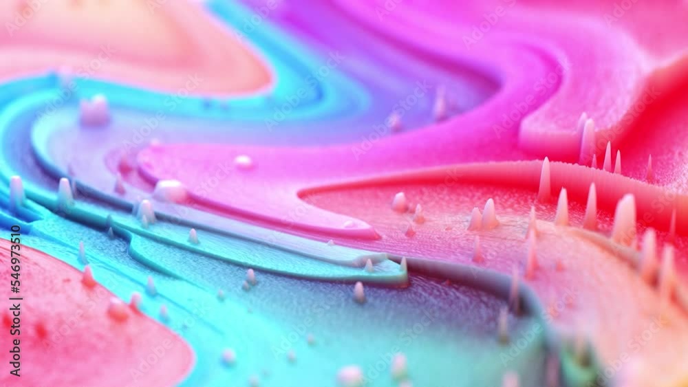 Creative 4k Motion design of 3d background with Neon Colors and Liquid gradients . Neon colors ...