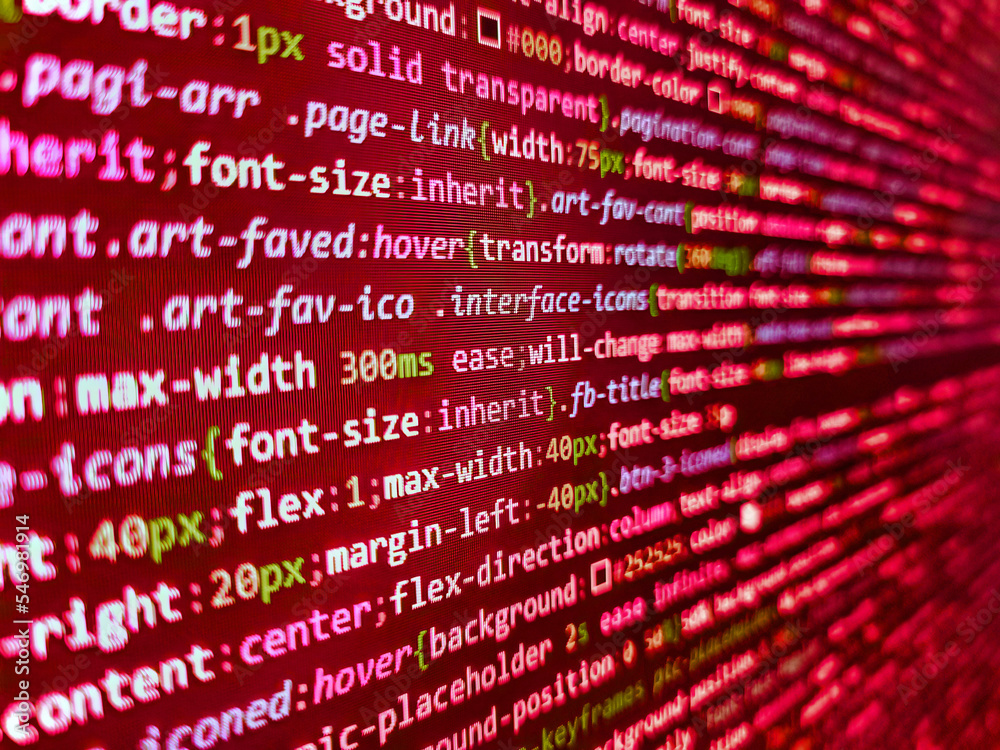 Coding application by programmer developer. Programming Coding with editor colorful themes ...