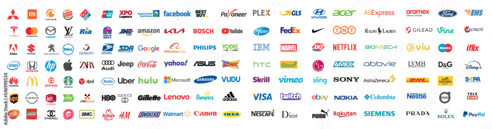 Popular Company Logos Png