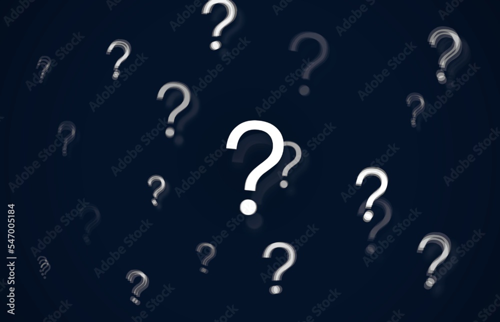 Question mark stock photo, floating question mark Stock Illustration | Adobe Stock