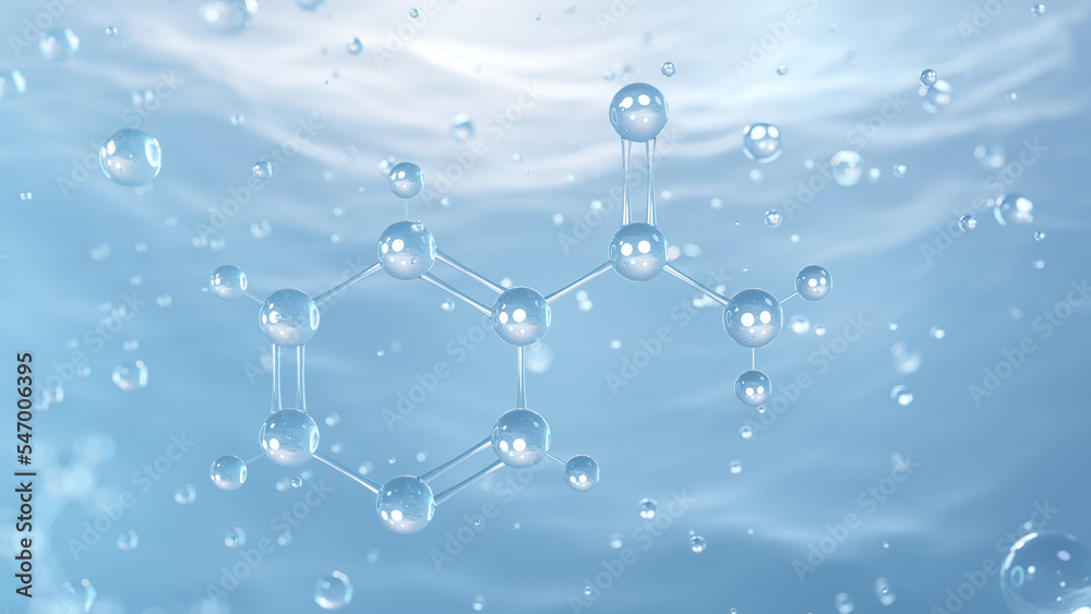 vitamin b3, nicotinamide molecular structure from atoms and molecules ...