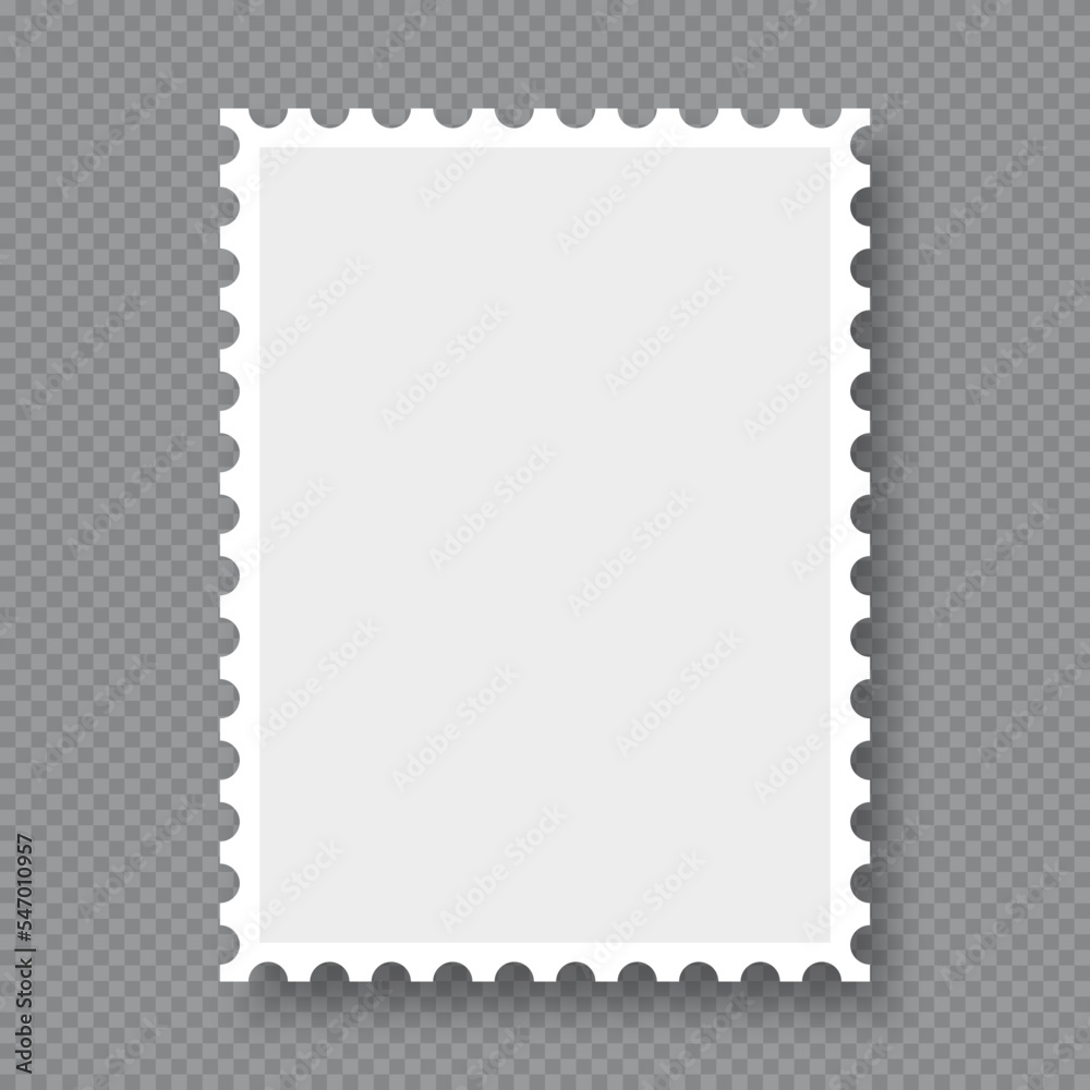 Blank postage stamp. Clean postage stamp template. Postage stamp border ... Blank postage stamp. Clean postage stamp template. Postage stamp border ...