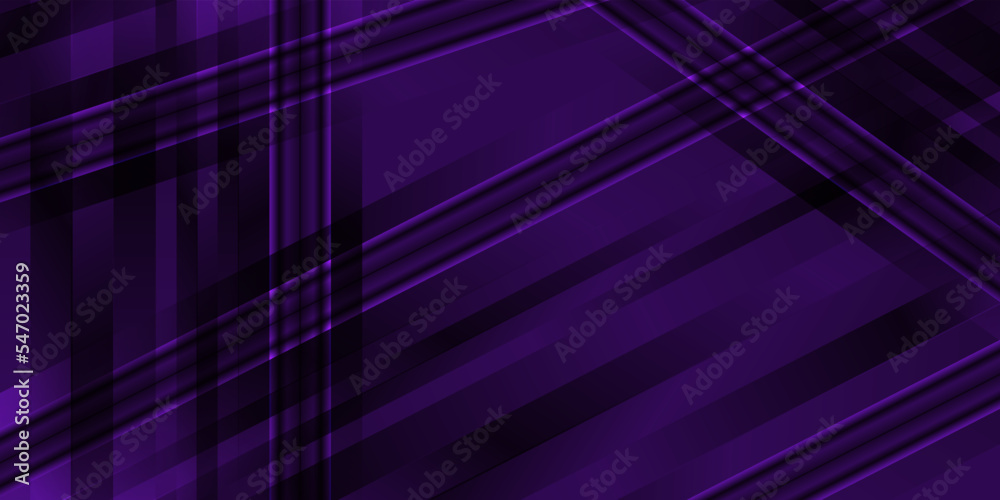 Dark Purple Abstract Technology background. Deep purple geometry ...