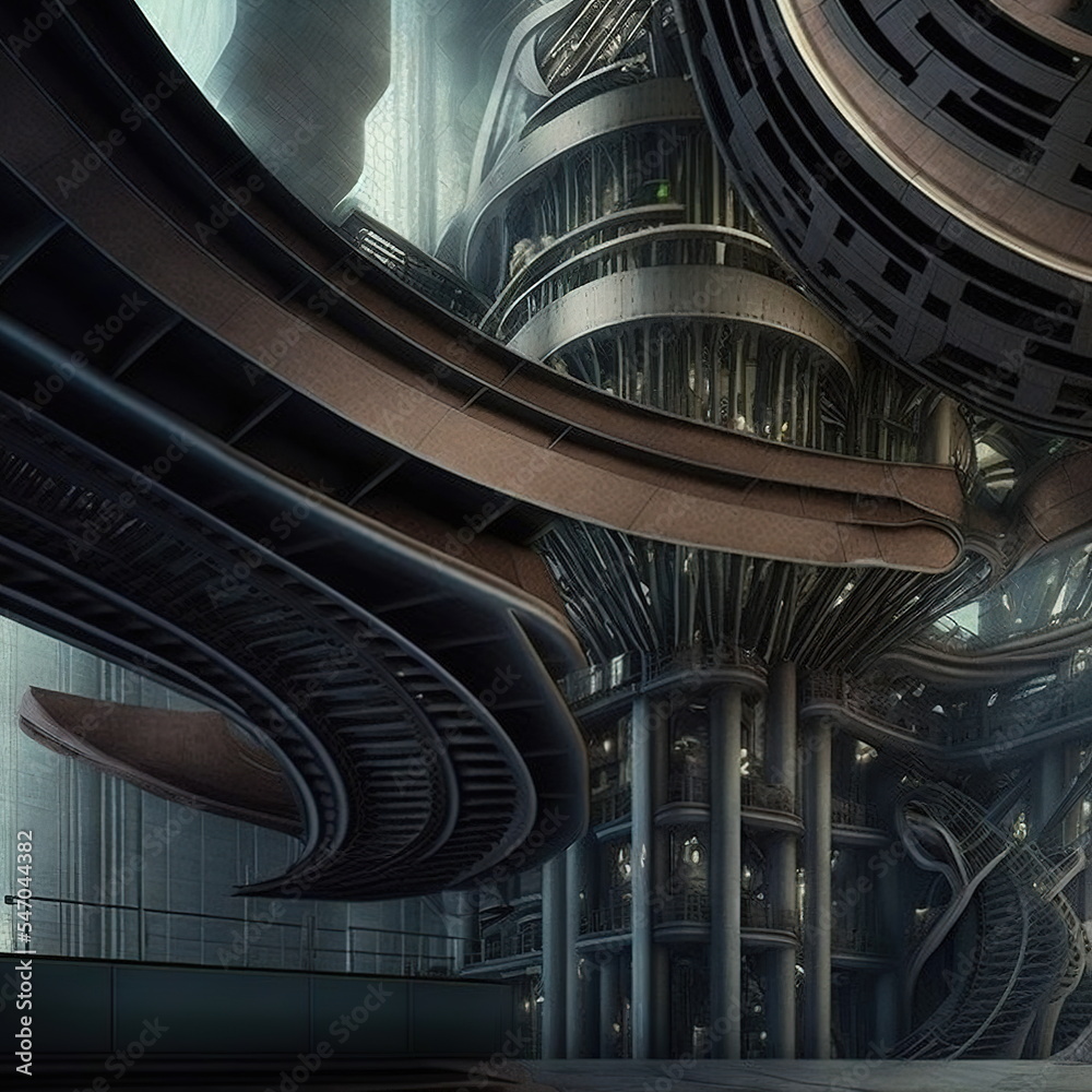 original concept royalty-free futuristic architecture buildings within ...