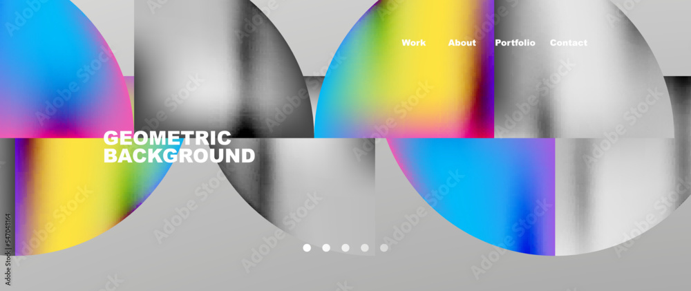 Circles and round elements abstract background design for wallpaper ...