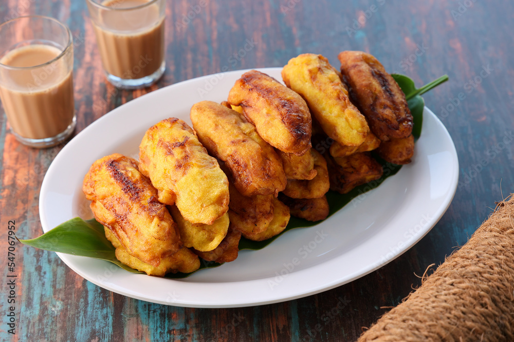 Banana fry, Pazham Pori traditional Kerala snack famous breakfast or ...