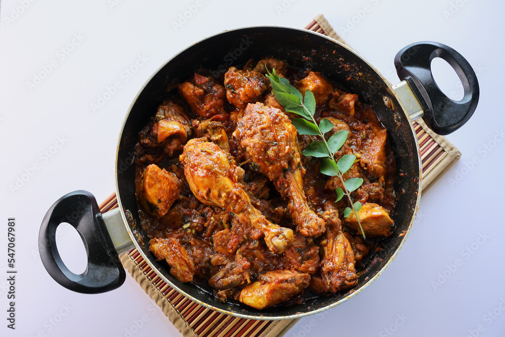Masala Chicken curry with Appam Kerala breakfast , Hoppers pan cake ...