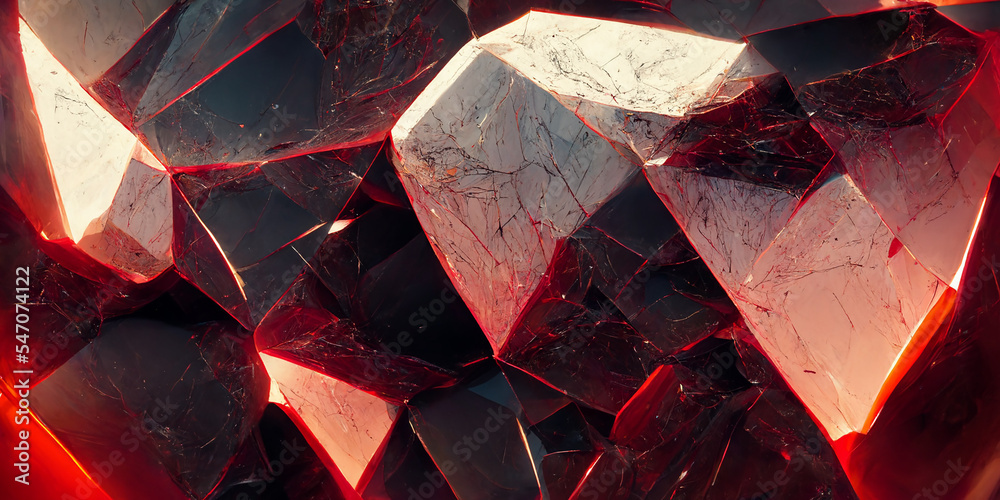 Abstract red gems stone wallpaper background Stock Illustration | Adobe ...