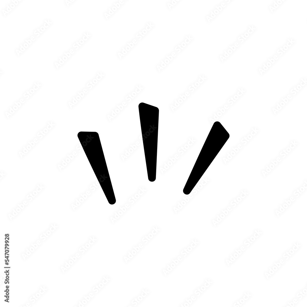 Anxiety symbols hand drawn icon set. Stress and dumbfounded line ...