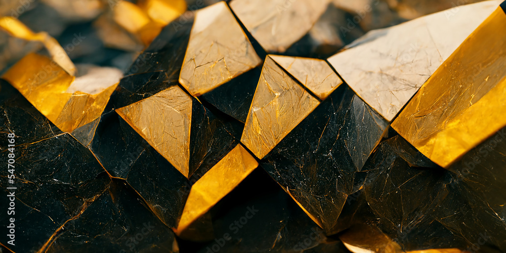 Abstract gold gems stone wallpaper background Stock Illustration ...