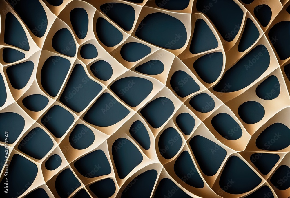 Abstract Voronoi structures wallpaper, beautiful dynamic shapes Stock ...