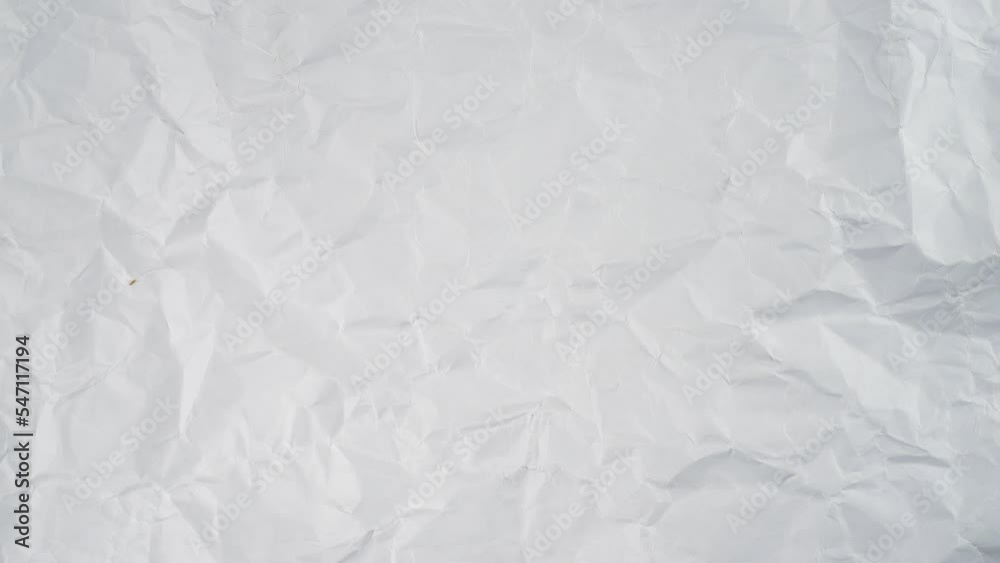 Crumpled paper texture animation for background Stock Video | Adobe Stock