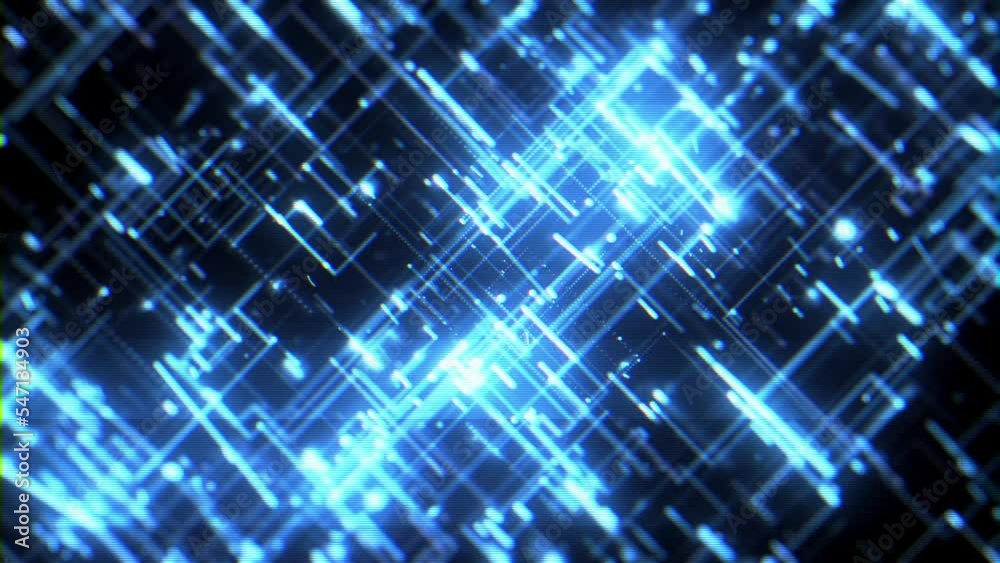 Abstract Digital Data Technology Background/ 4k animation of an abstract high technology ...