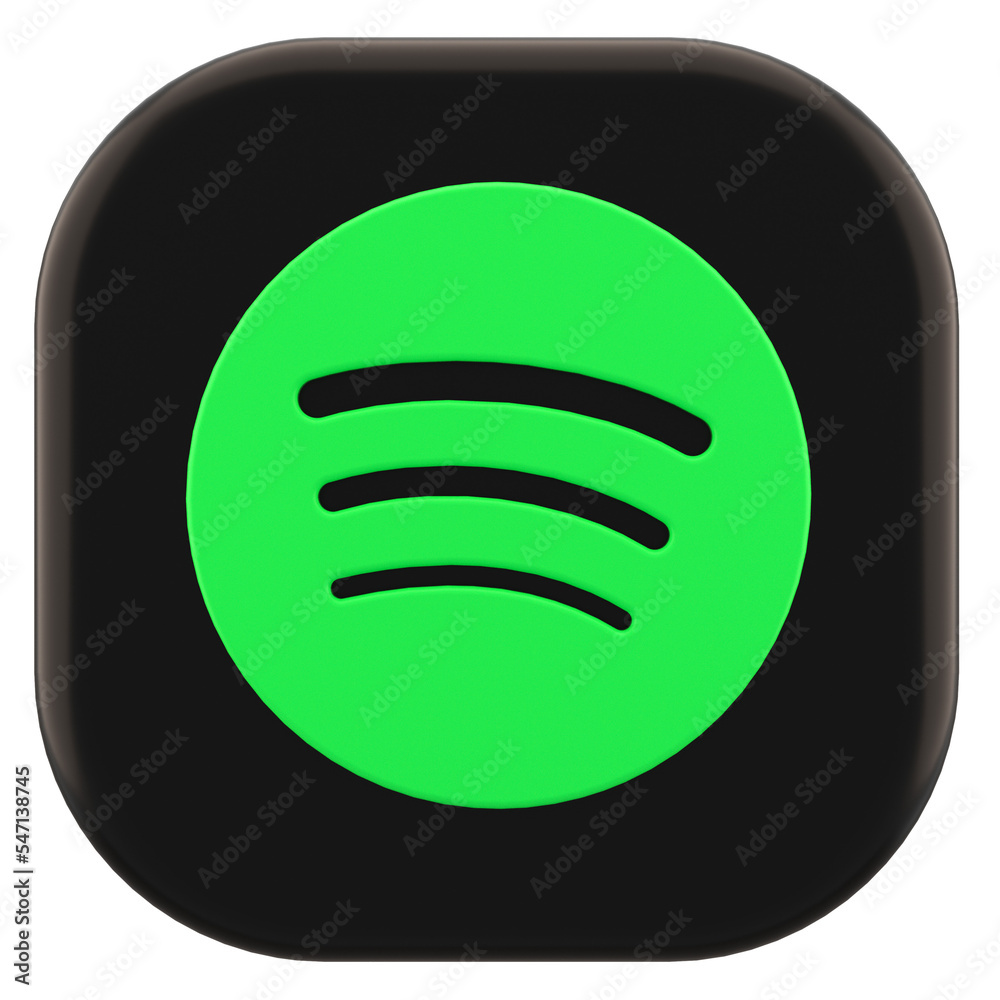 Valencia, Spain - November, 2022: Spotify isolated logo app icon with ...