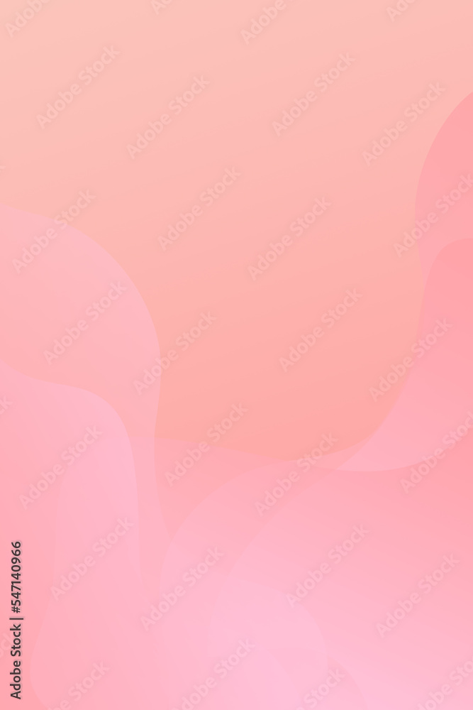pastel pink background with waves and empty text space Stock ...